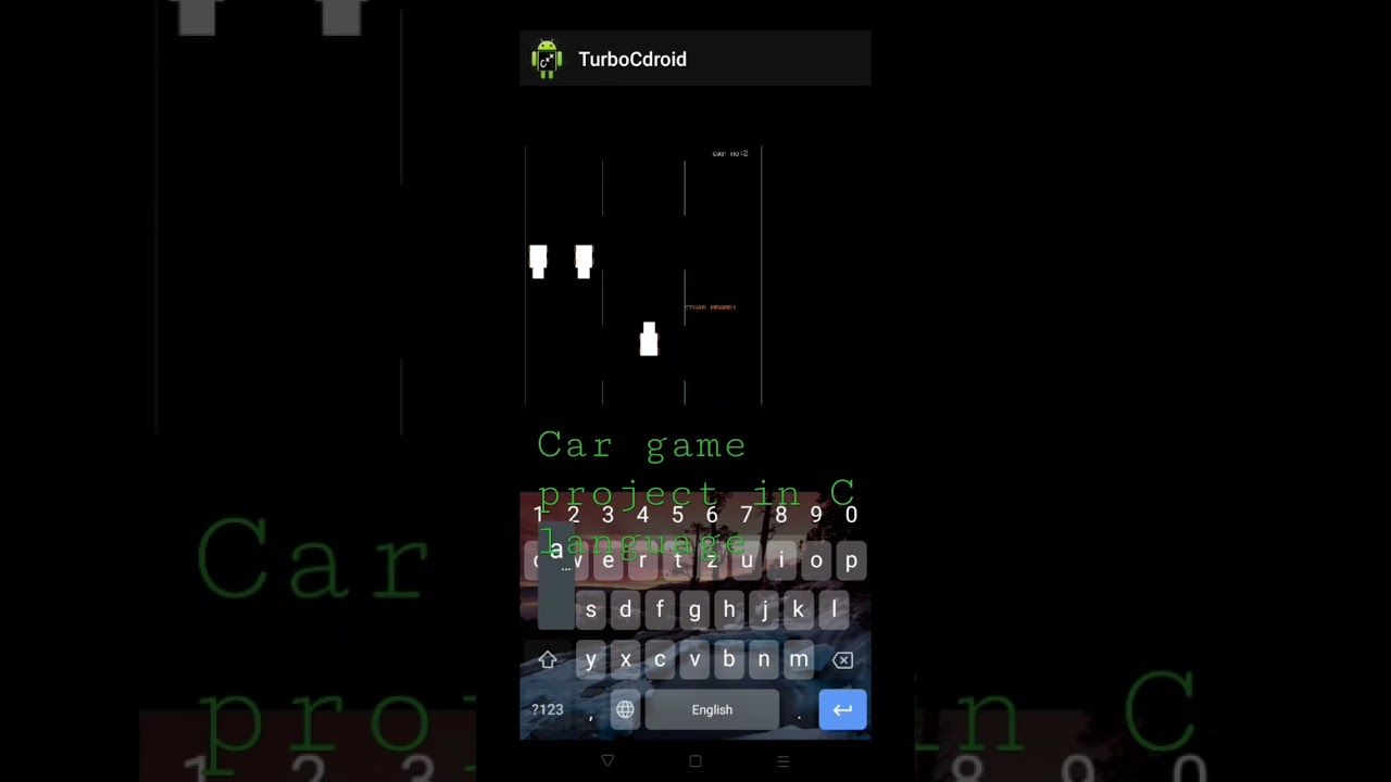 car game project in C language (TOP NATURAL SCIENCE)