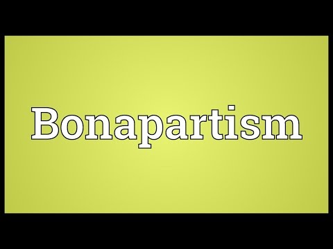 Bonapartism Meaning