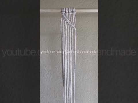 easy macrame patterns and knots tutorial for beginners - how to knot macrame - diy macrame tutorial