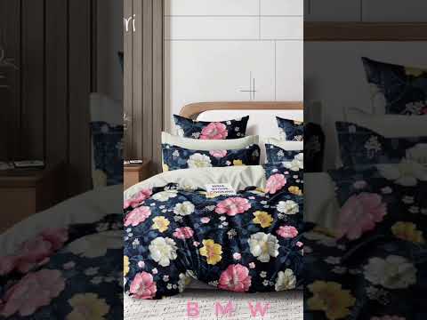 1 Bedsheet + 2 Large Size Pillow Covers + 1 Comforter Bedsheet 90 Ă— 100 Pillow Covers 20 Ă— 30