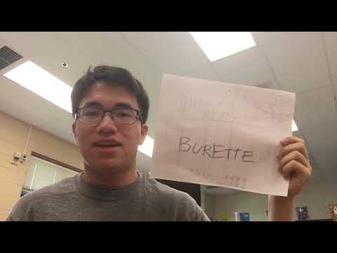 How to pronounce “Burette” THE PROPER WAY