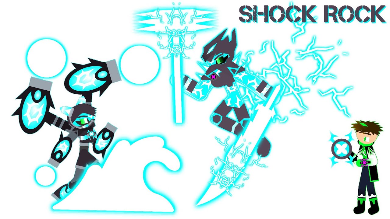 Shock Rock's Shockatrix | Ben 10 Chaquetrix Harem Ep 37 [Stick Nodes]