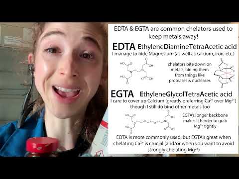 Chelators in the lab: EDTA & EGTA biochemistry