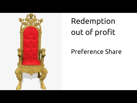 Redemption out of profit During Redemption of Preference Share | Redemption of Preference Share