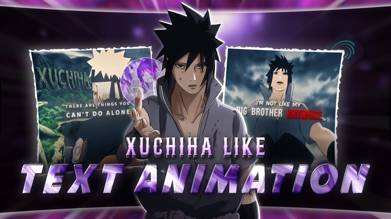 @XUCHIHA_EDITS Like Text Animation On Alight Motion (+Preset)
