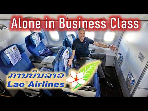 LAO AIRLINES Flagship A320 in Business Class | Flight Review
