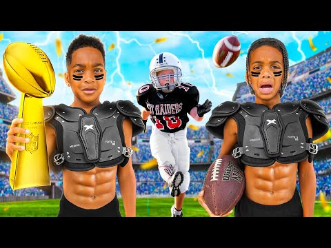 KYRIE & DJ SUPER BOWL YOUTH FOOTBALL CHAMPIONSHIP GAME OF THE YEAR!