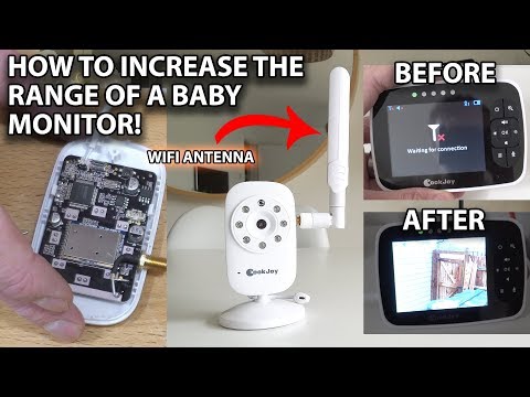 HOW TO EXTEND THE RANGE OF A BABY MONITOR!!!