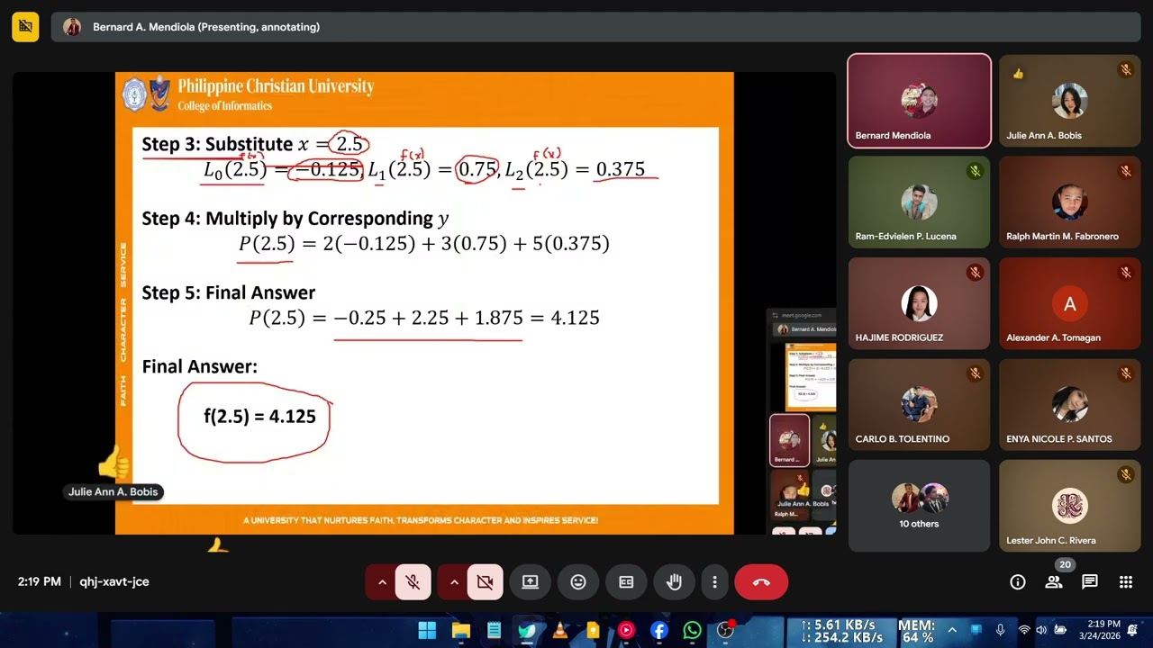 Numerical Methods [3/24/2026]