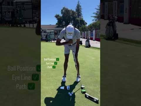 Akshay Bhatia practice putting #golf #pgatour