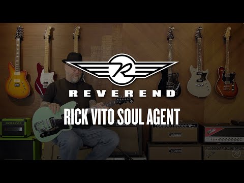 Reverend Rick Vito Soul Agent - Ebony - Orchid Pink | Reverb