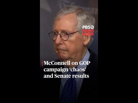 WATCH: McConnell on GOP campaign 'chaos' and Senate results | #shorts