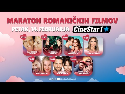 [SLO] MARATON ROMANTIČNIH FILMOV | 14.2. CINESTAR 1