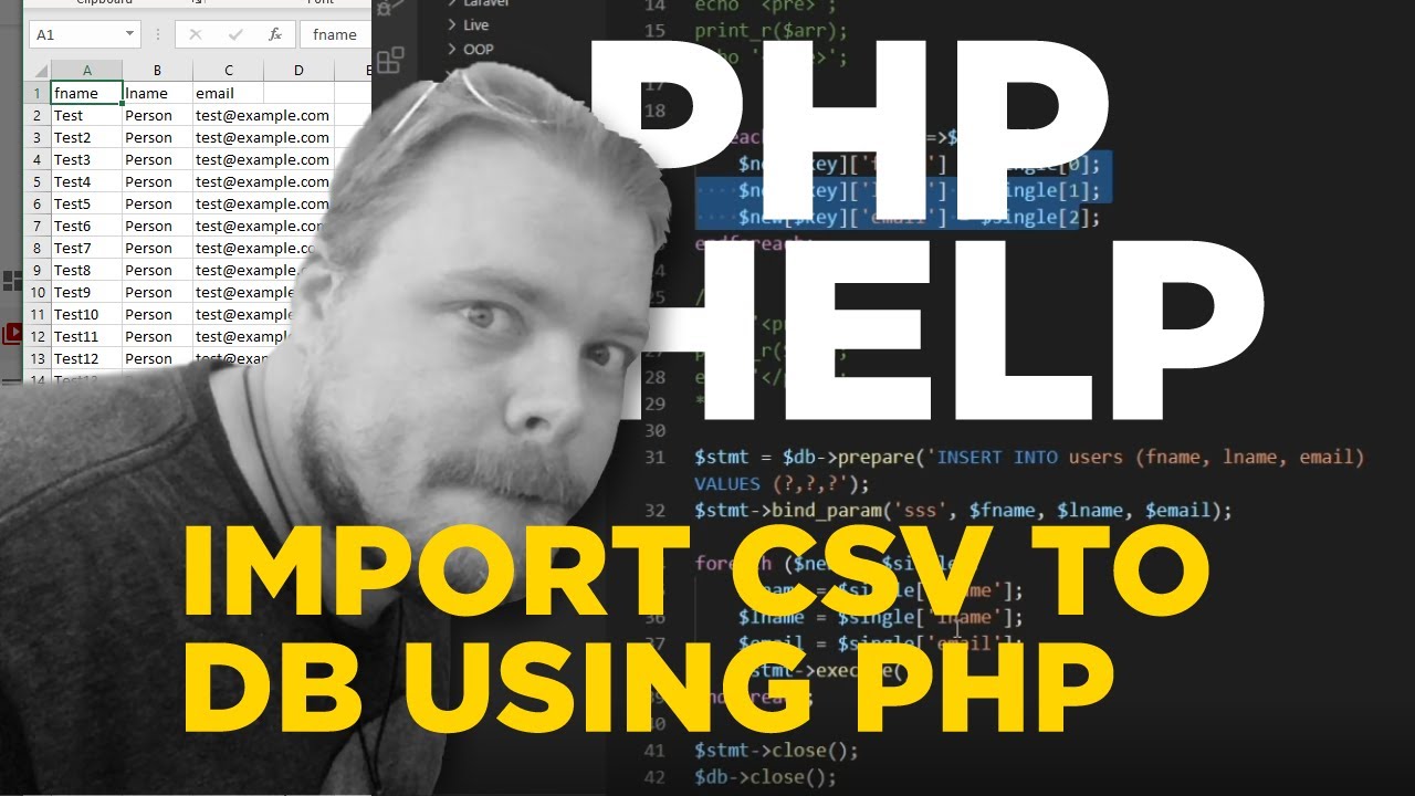 Render CSV and Insert Data into Database Using PHP - #26