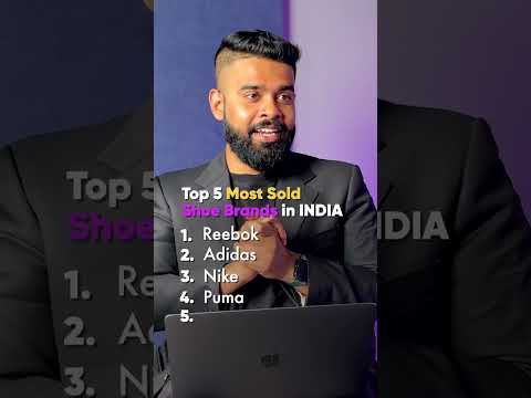 Most Sold Shoe brands jn India #gethypd #shoebrand #hypd