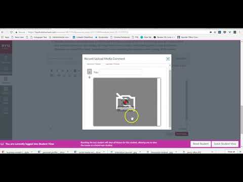 How To Add A Video To A Canvas Discussion