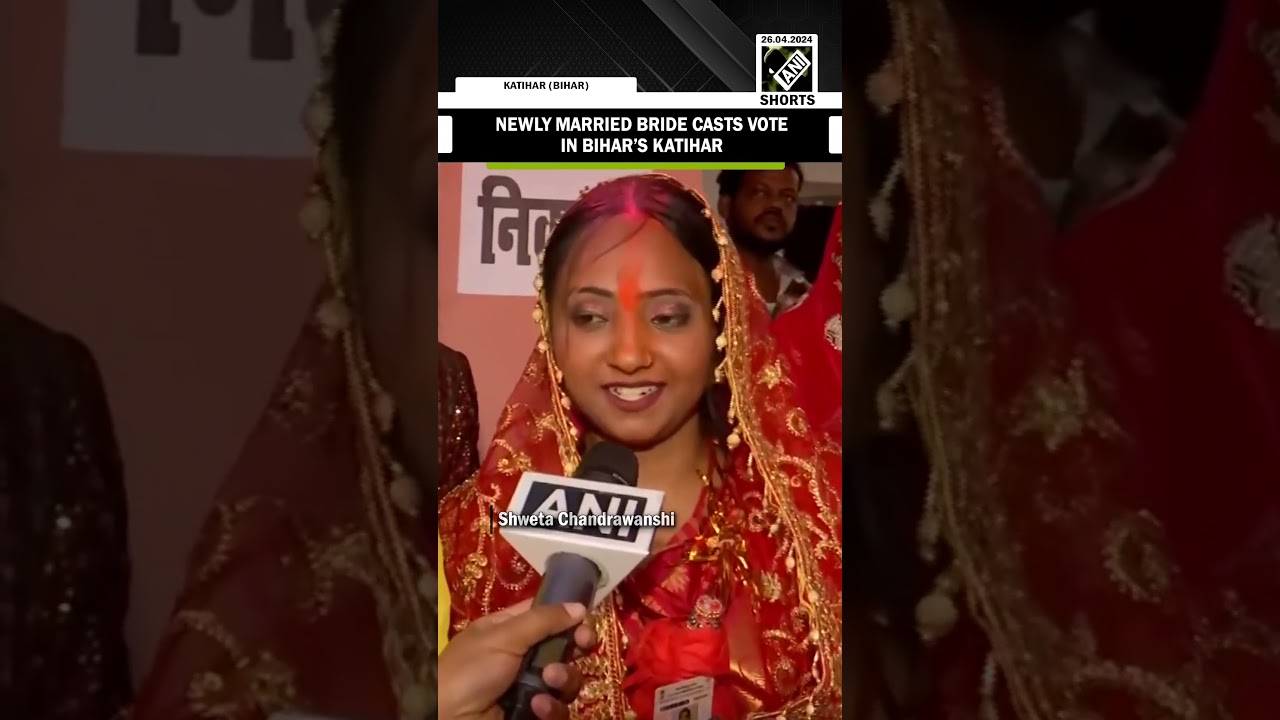 Lok Sabha Elections 2024: Newly married bride casts vote in Bihar’s Katihar