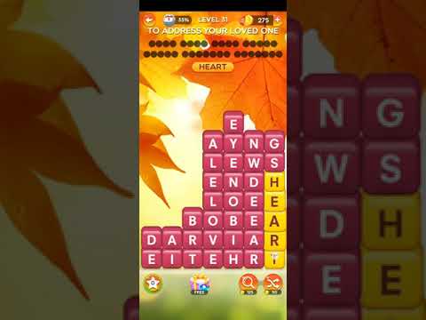 Word Crush Level 31 | Word Crush To Address Your Loved One