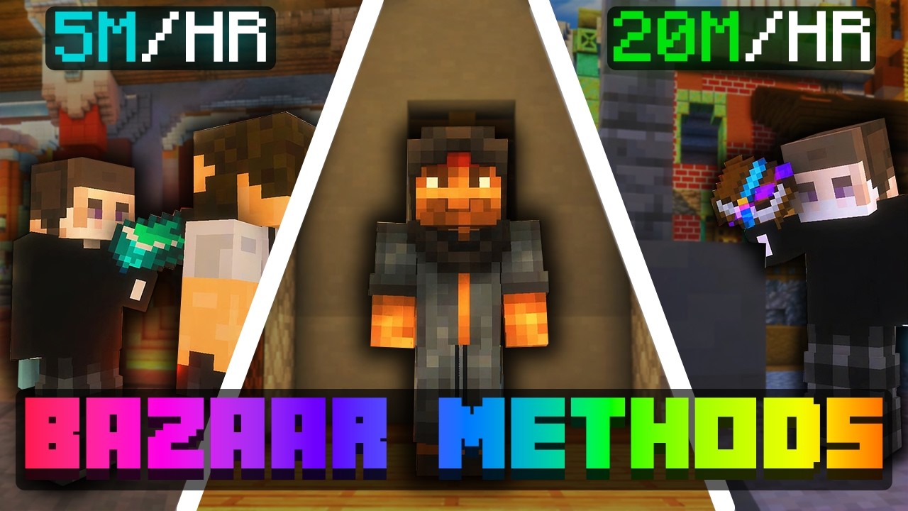 I Tested Every Bazaar Flipping Money Making Method! | Hypixel Skyblock