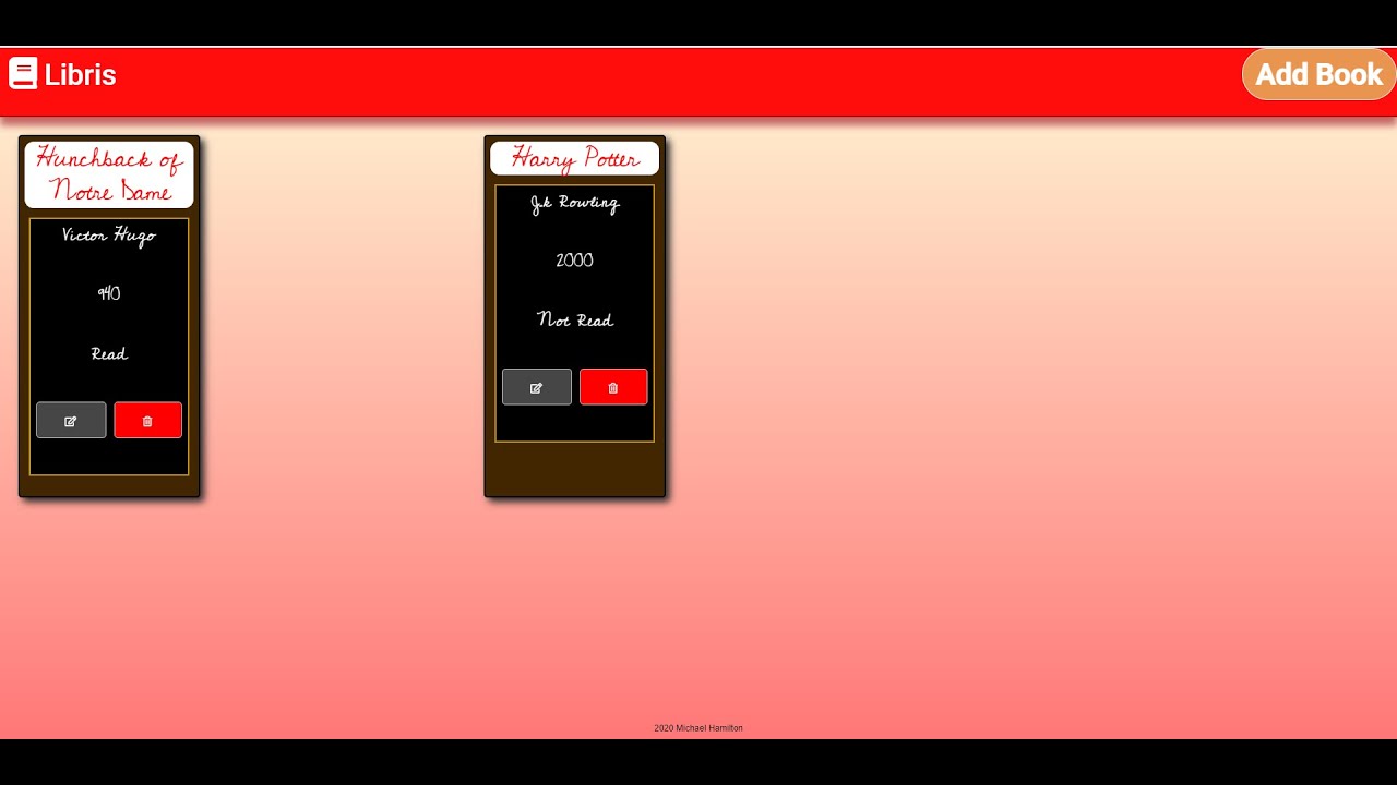 Bookshelf In JavaScript With Source Code | Source Code & Projects