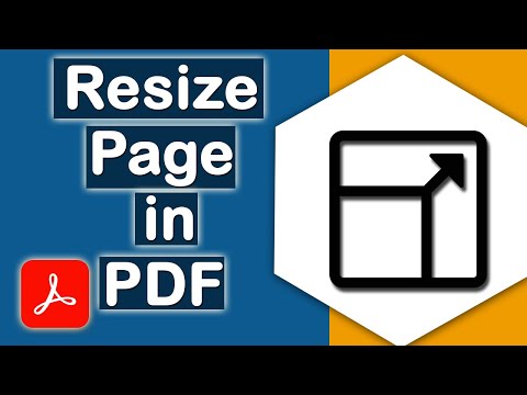 How to resize pages in a PDF document with Adobe Acrobat Pro DC