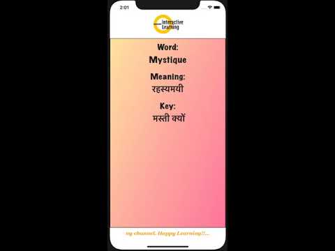 Mystique Learn Hindi Meaning Pronunciation Synonyms, हिंदी में मीनिंग मतलब English Vocabulary Fun