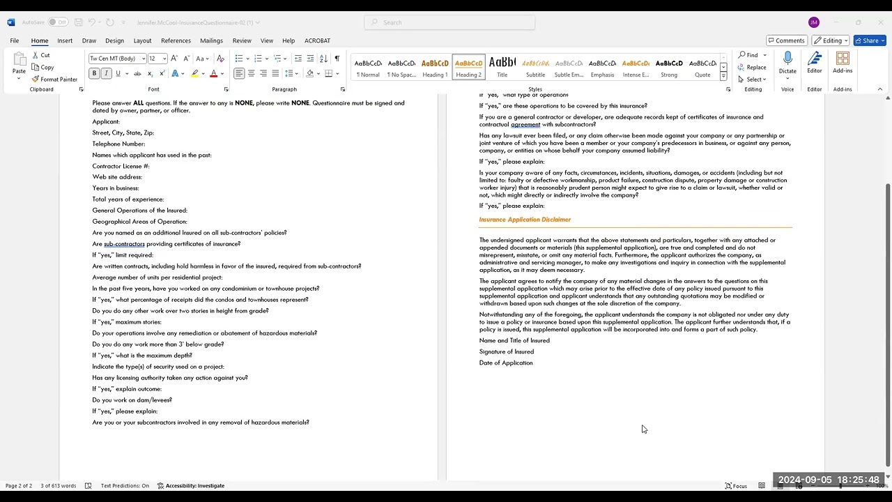 Word - Chapter 2 Word Project 2
