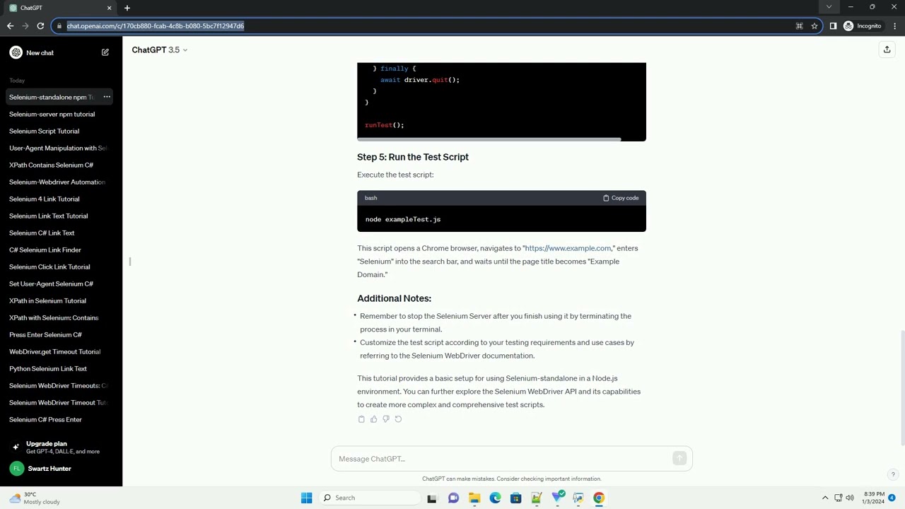 selenium standalone npm