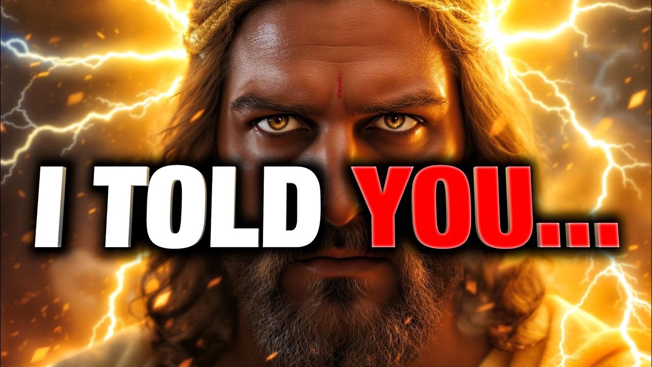 🔴GOD SAYS: I TOLD YOU THIS WOULD HAPPEN… | GOD'S MESSAGE FOR YOU TODAY | Ep~24
