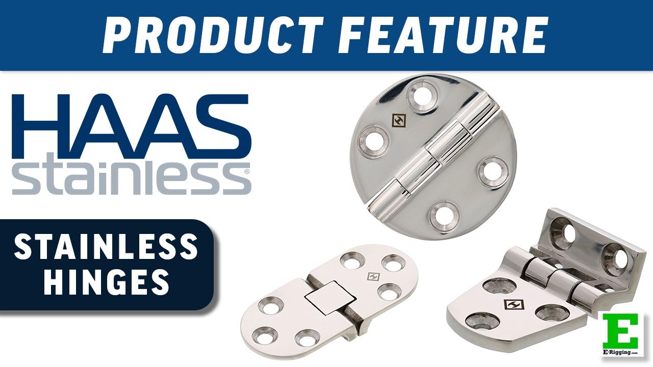 HAAS Stainless Steel Hinges | E-Rigging Products