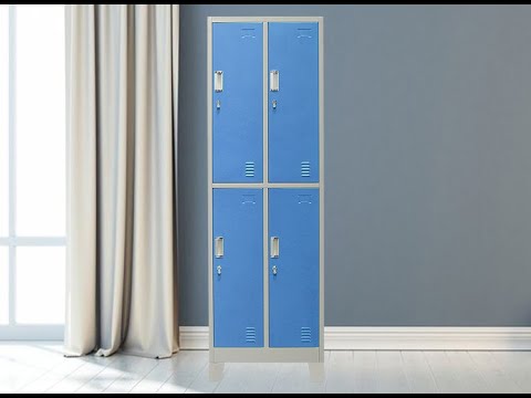 Metal locker 4 door for clothes storage #metal locker #steel locker #metallic guardarropa