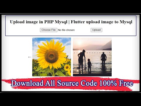 Upload image in PHP Mysql | Flutter upload image to Mysql