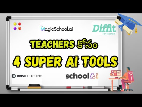 Best AI Tools for Teachers Explained in Telugu | Tech AI Telugu | AI Tools Telugu