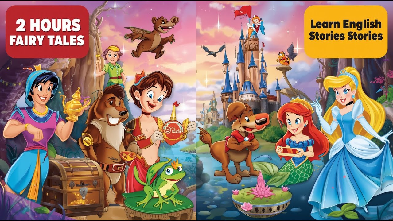 10 Fairy Tales in English | Learn English with Stories | 2 Hours of Fairy Tales for Teenagers