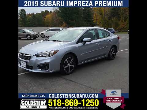 2019 Subaru Impreza Premium AWD Sedan CERTIFIED Stk S5945 Used Car Video Tour