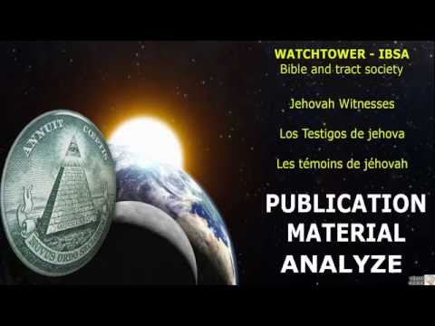 JW01 Jehovah’s Witnesses WATCHTOWER ANALYZE Introduction – Living in ...