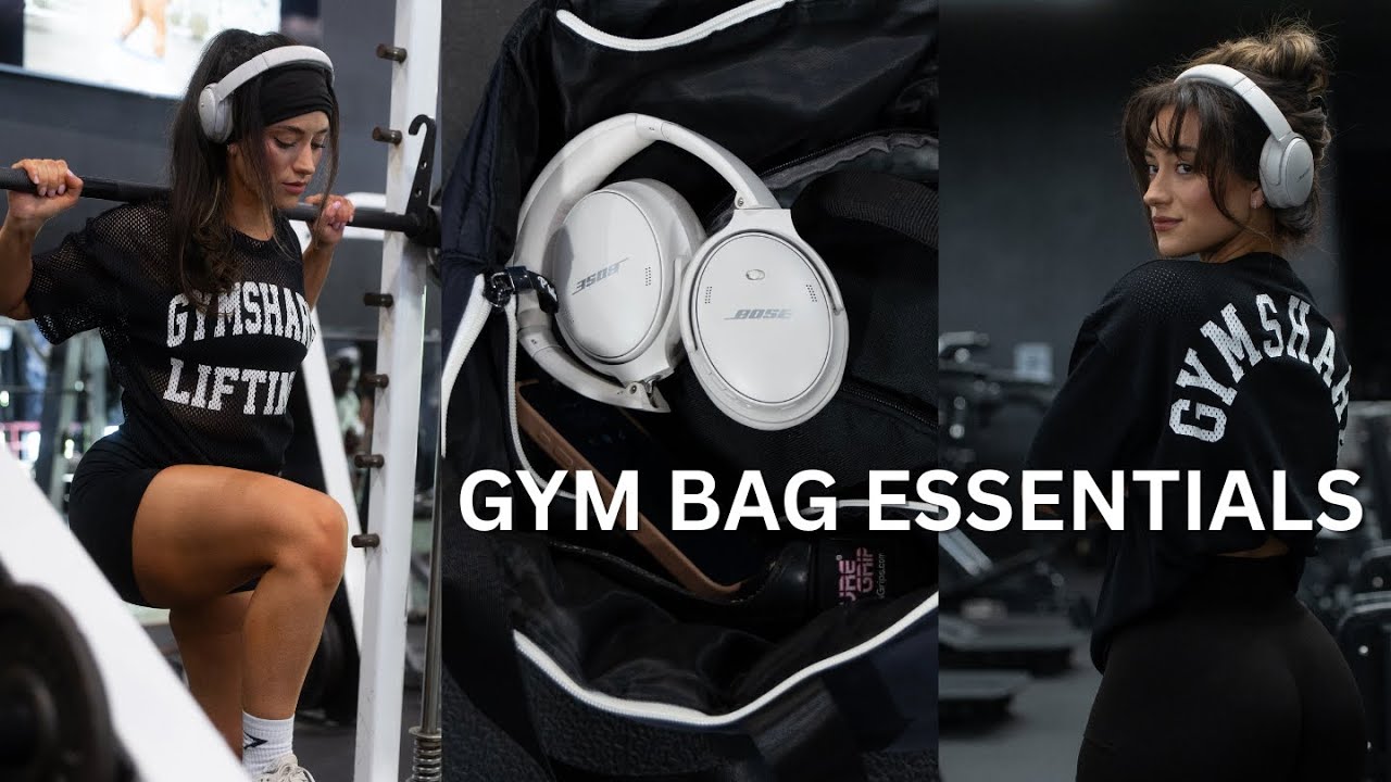 MY GYM BAG ESSENTIALS | What helps with my workout routine