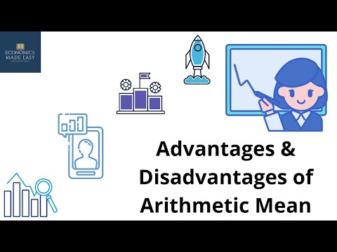 Advantages of arithmetic mean || Disadvantages of Arithmetic Mean || Explained in English eme EME