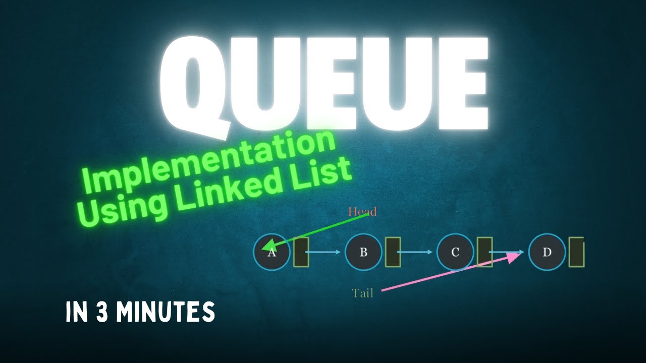 Queue Implementation Using Linked List in Python | Queue Operations Explained | DSA Using Python