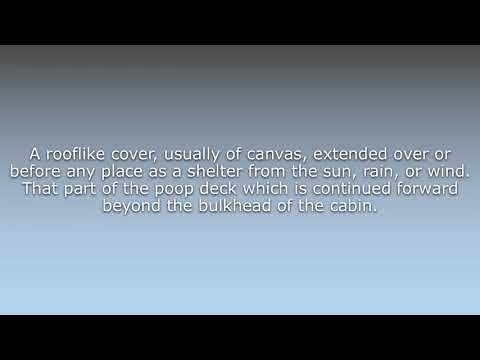 What does Awning mean?