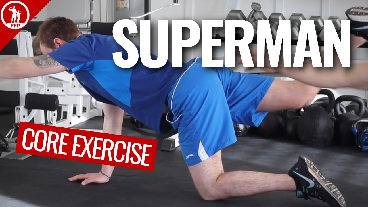 2-Point Superman Exercise Tutorial — (CORE BALANCE EXERCISE)