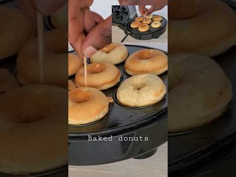 5mins creamy baked donut #howto #donut #bakeddonut