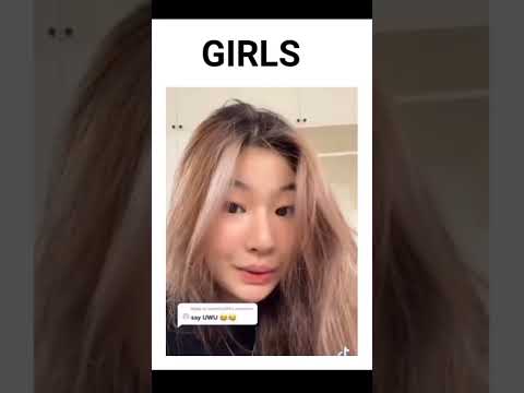 girls uwu vs boys uwu voice #memes #funny #shorts