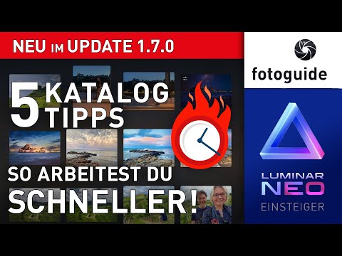 Luminar NEO ▲ NEU im UPDATE 1.7.0 ▲ 5 Katalog TIPPS So arbeitest du SCHNELLER!