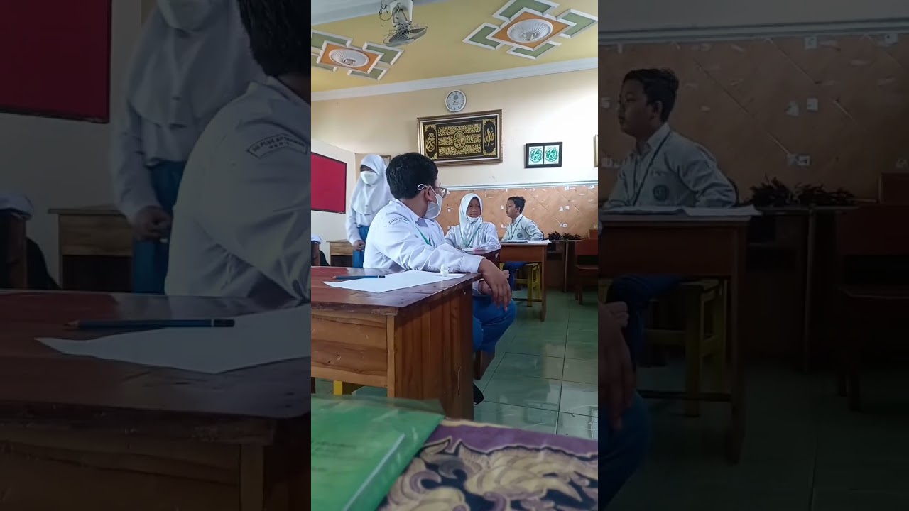 Ulangan selesai, mengerjakan penilaian akhir semester