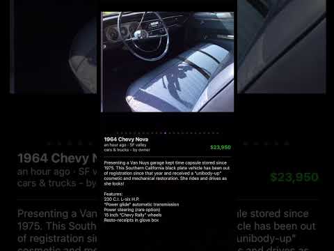 1964 Chevy Nova Used Cars For Sale #shorts