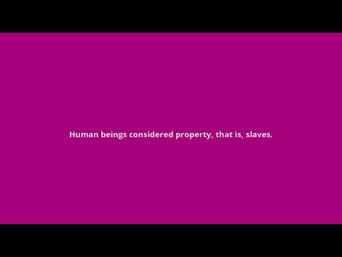 what is the meaning of human chattel