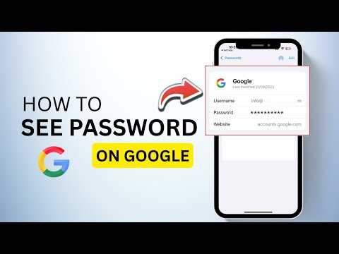 How To See Google Account Password in iPhone
