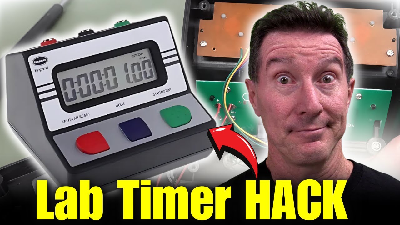 EEVblog 1676 - Lab Timer HACK