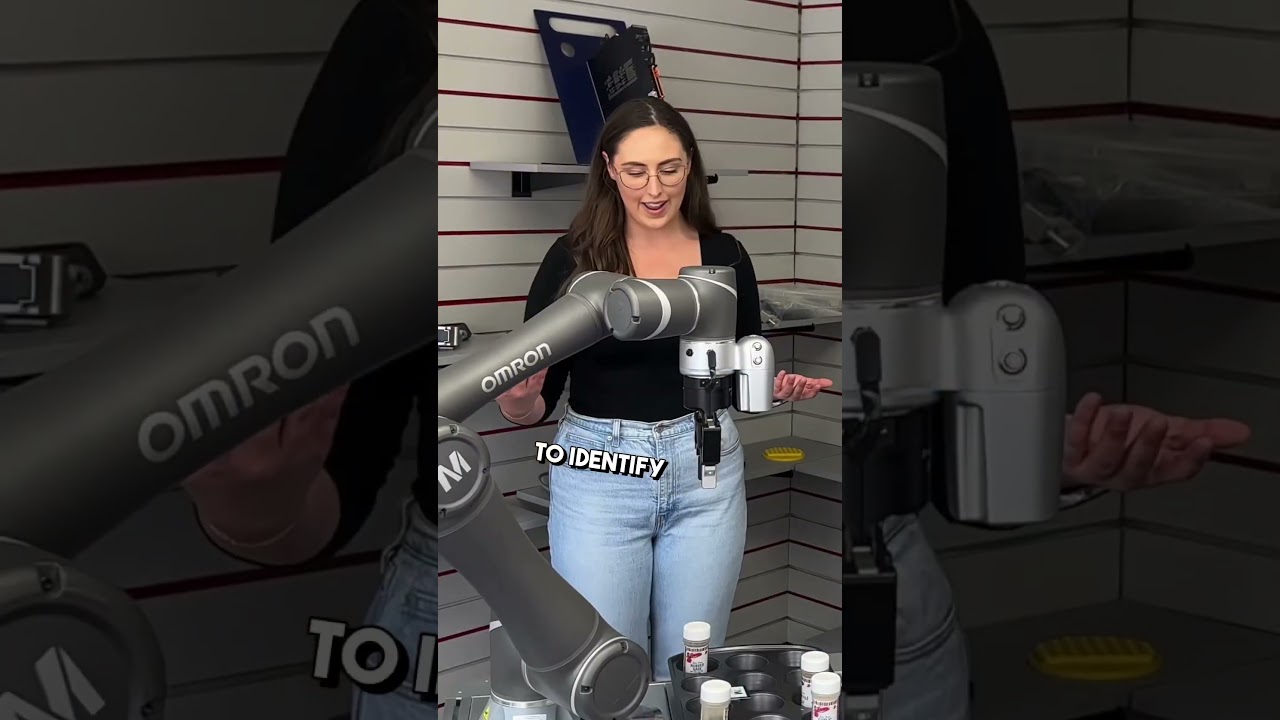 Collaborative Robot in Action⚡️🦾 #robot #omron #shorts #manufacturing